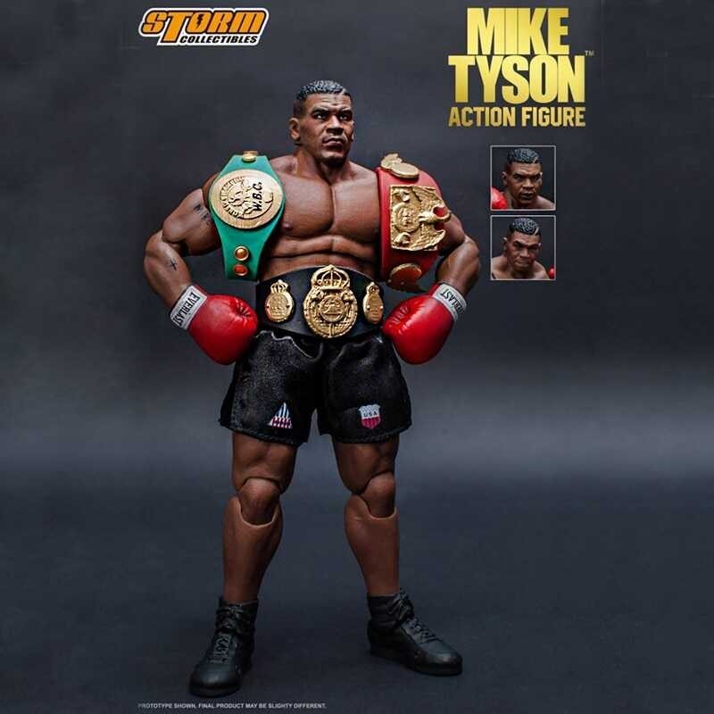 Boxing Storm Toys Champion Mike Tyson PVC 1/12 Scale Action Doll ...
