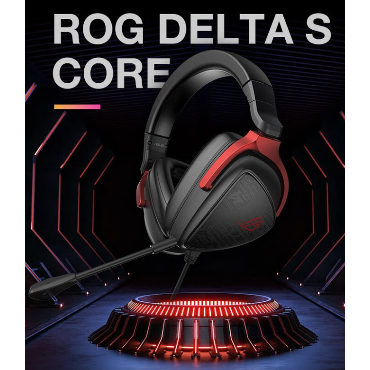 ROG Rog Delta S Core Lightweight 3.5mm Wired Gaming Headset Detachable ...