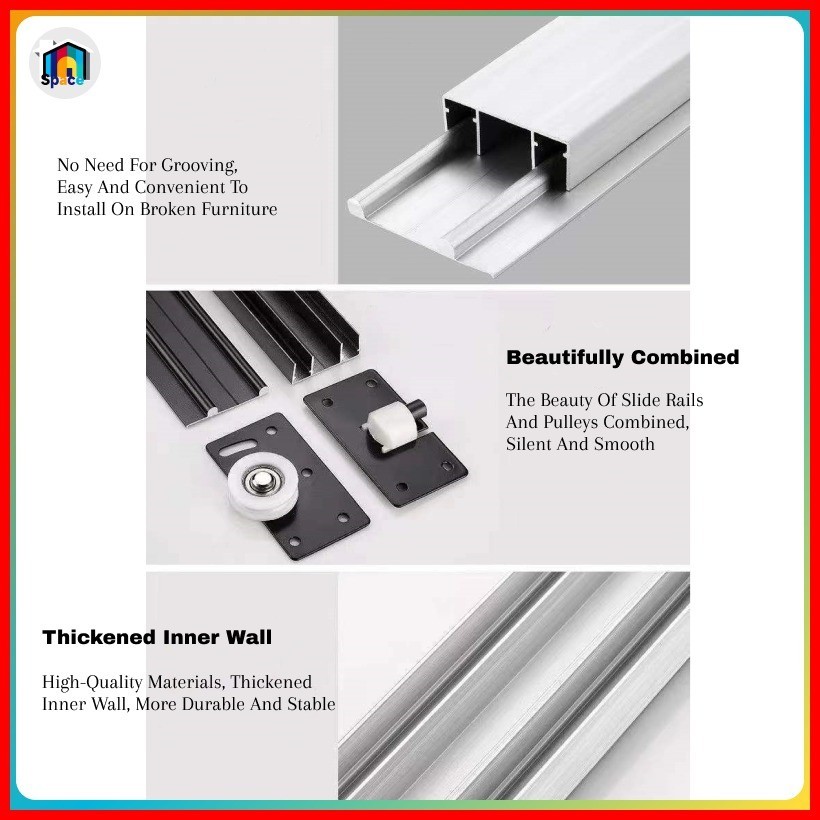 ☃ ⚾︎ Sliding Door Railing Set Sliding Door Mechanism Sliding Door ...