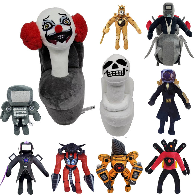 70style Toilet Plush Soft Toy Cameraman TV Skibidi Dop Yes Titans ...