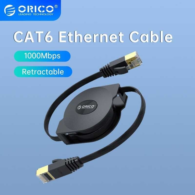 ORICO CAT6 Portable Retractable Ethernet LAN Internet para sa Laptop ...