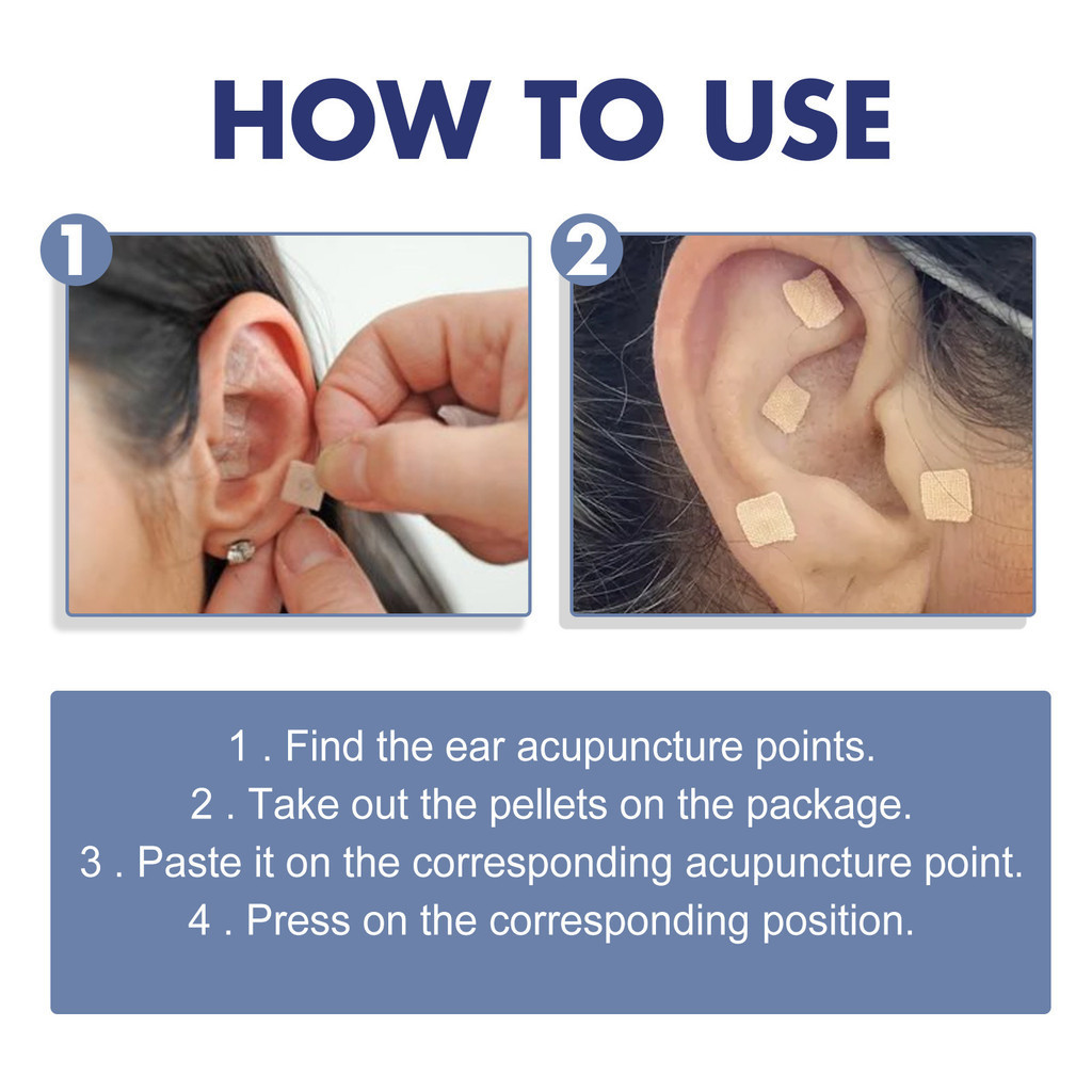 Ear Seeds Acupunctures Kit 120pcs Magnetic Beads Therapys Auricular Ear ...