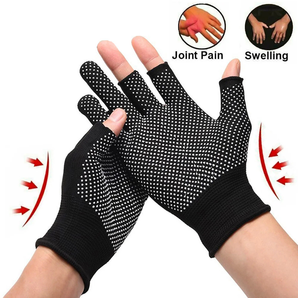 Non-slip Nylon Gloves / Breathable Half Finger Glove / Breathable Work ...