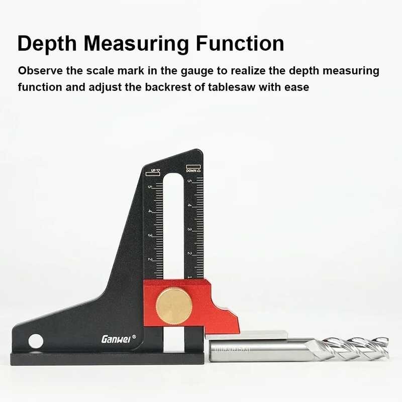 Tool Measuring Measurement Height Scales Depth Dual Gauge DIY ...