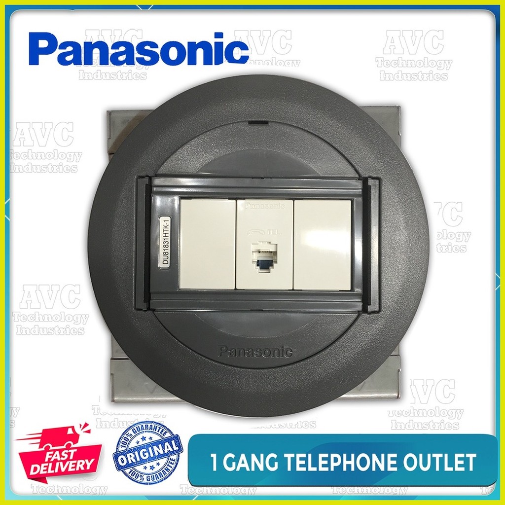 PANASONIC Floor Outlet with Grounding and Safety Shutter | Shopee ...
