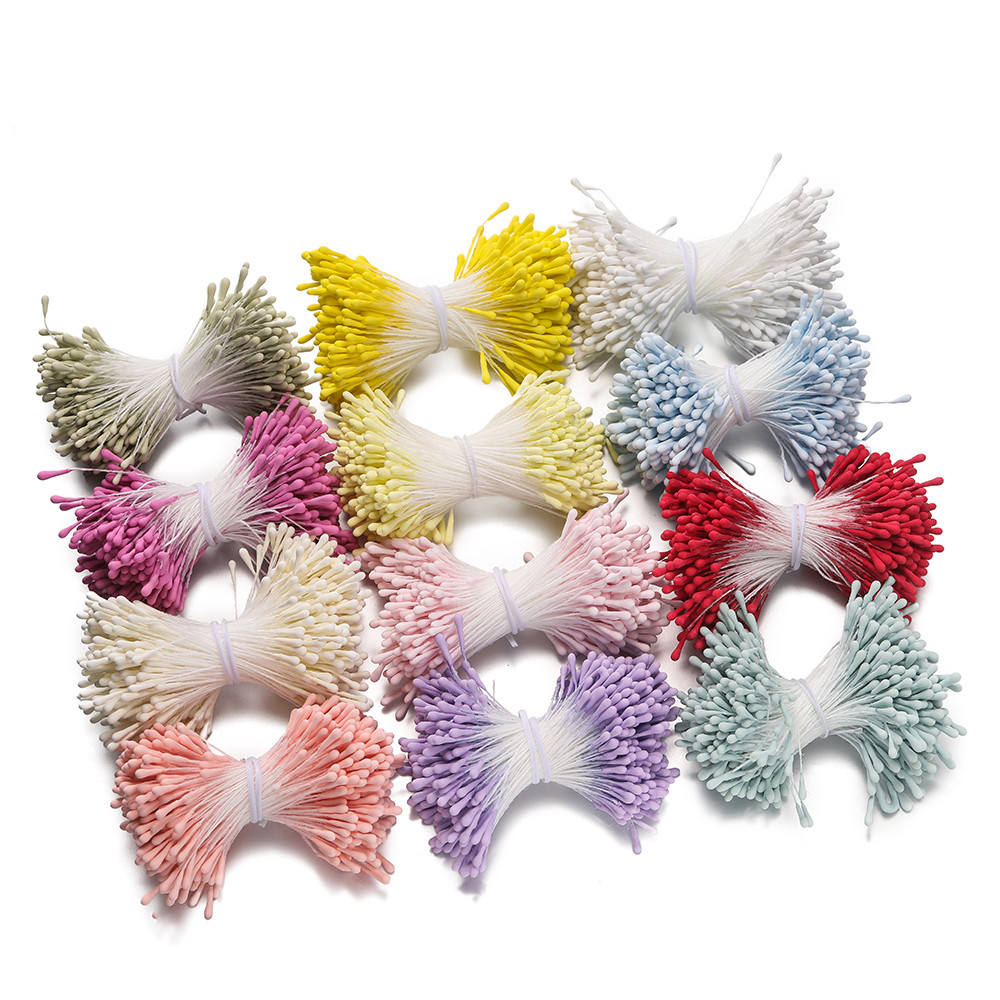 400pcs/Bundle Pearl Stamen Artificial Flower Stamens DIY Bouquet ...