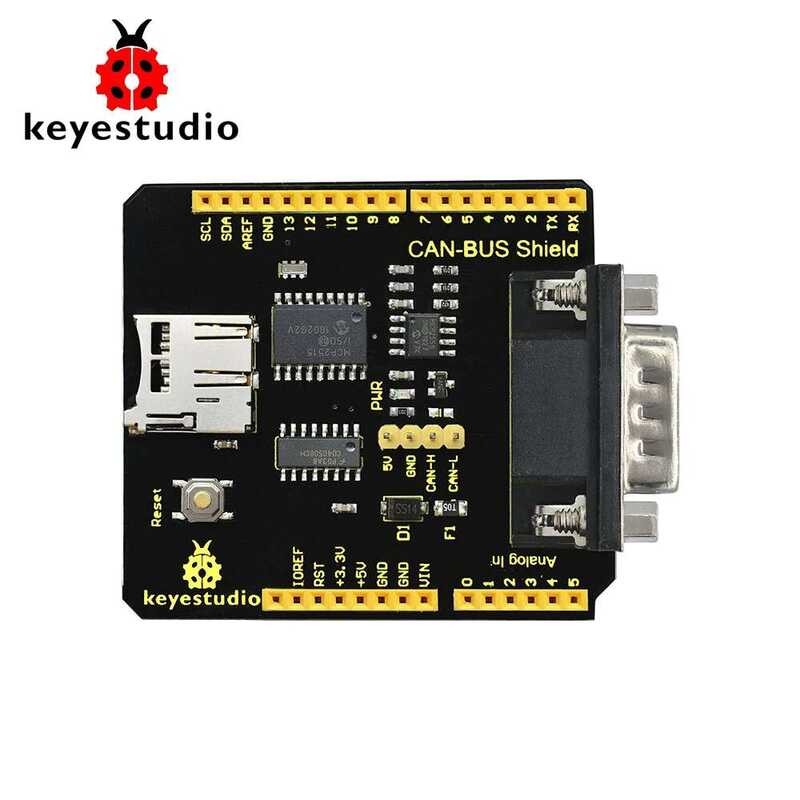 2024 New Keyestudio Can Bus Shield Mcp2551 Chip With SD Socket For ...