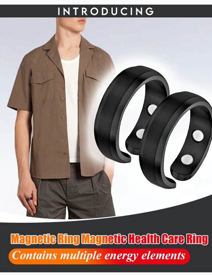 【Promotes Circulation】Men's Magnetic Health Ring / Magnetic Therapy ...