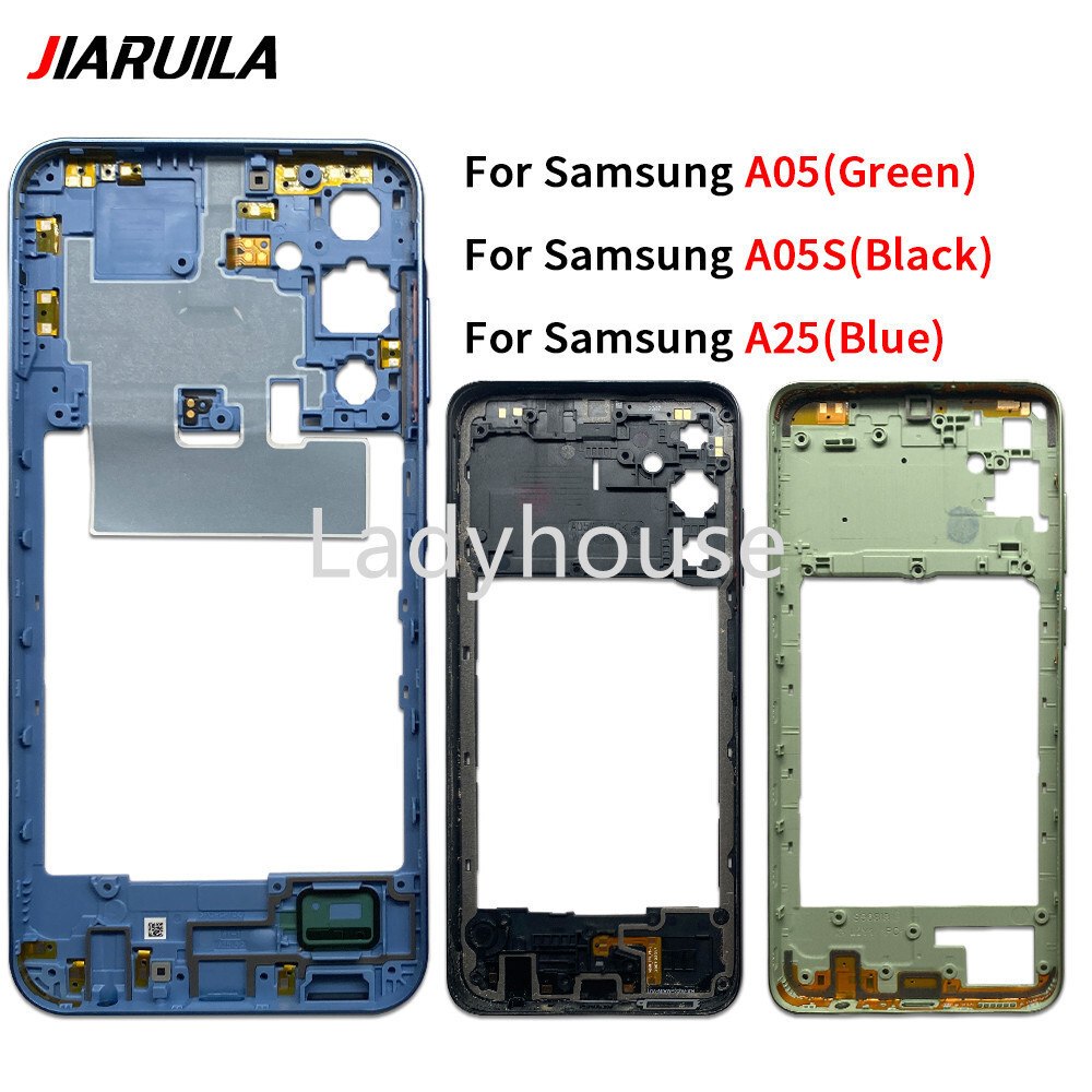 For Samsung A05 A05S A25 Middle Frame Rear Bezel Plate Housing Back ...