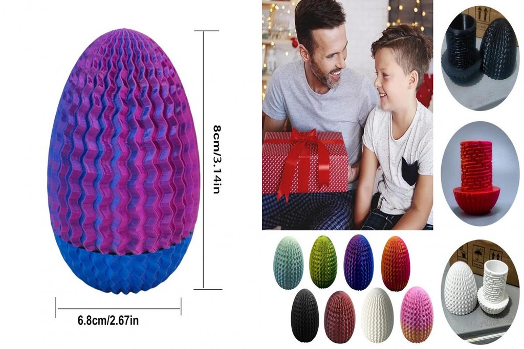 poyingtis Maze Egg Puzzle Toy Whimsical Egg Design Organizer Dragon Egg ...
