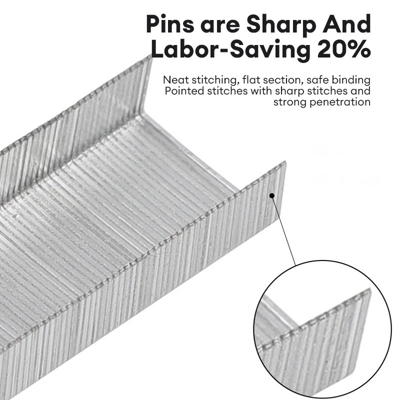 Deli 1000PCS/Box Staple Wire 26/6 E0012S School Stationery Office ...