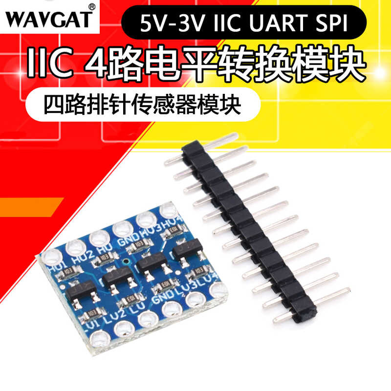 Modulo pag-conversion ng 4-channel 3.3V sa 5V IIC UART SPI TTL bidirectional level | Shopee ...