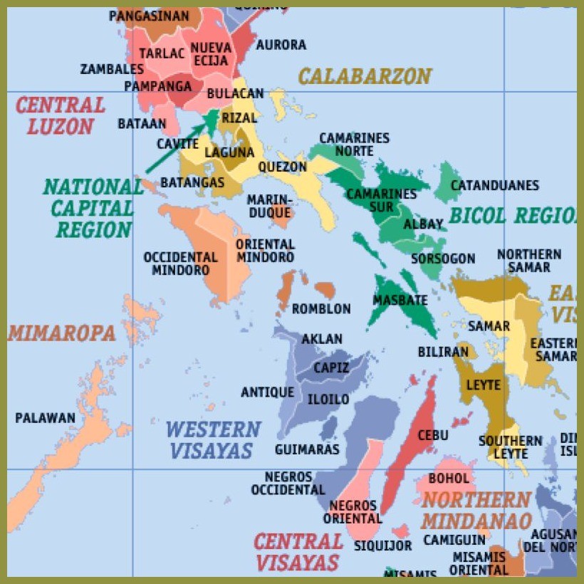 ☑ ∆ LAMINATED PHILIPPINE MAP CHARTS | A4 SIZE | EDUCATIONAL CHARTS ...