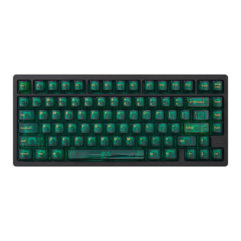 Crystal Clear Green/Pink Transparent Keycap for Mechanical Keyboard MX ...