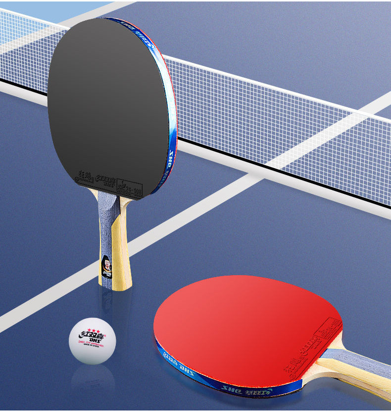 DHS Professional Table Tennis Racket 5678 Star Ma Long Racing Single ...