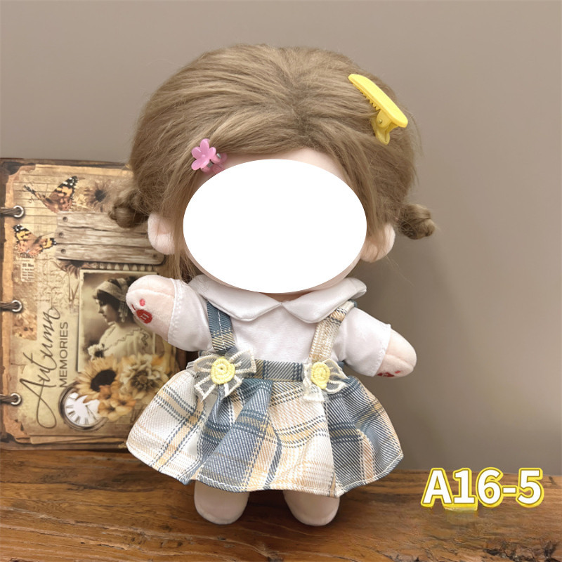 Plaything Clothing 20CM Cotton Doll Plush One Piece Hat Sweater ...