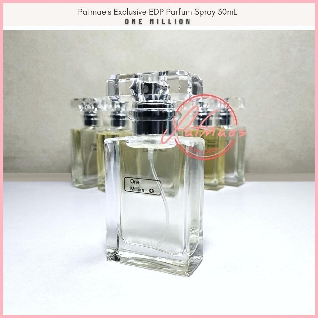 Patmae's Exclusive Eau De Parfum EDP Spray in Paco Rabanne One Million for Men 30mL | Shopee ...