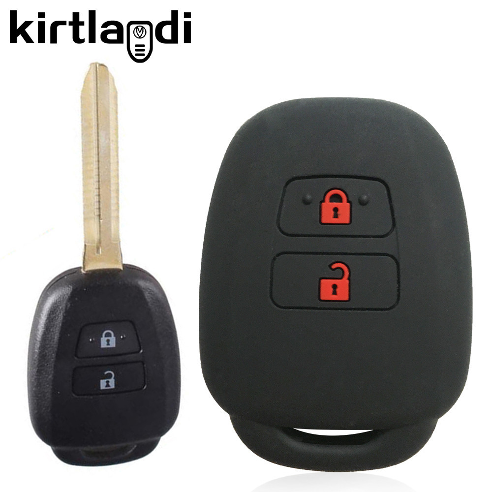 Toyota Rav4 Vitz Aqua Ractis HiAce Land Cruiser Cover Keyless Remote ...
