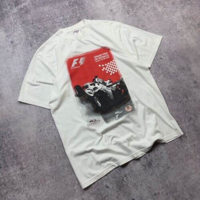 Vintage Official Monaco Grand Prix Formula 1 F1 T-Shirt Rare Racing ...