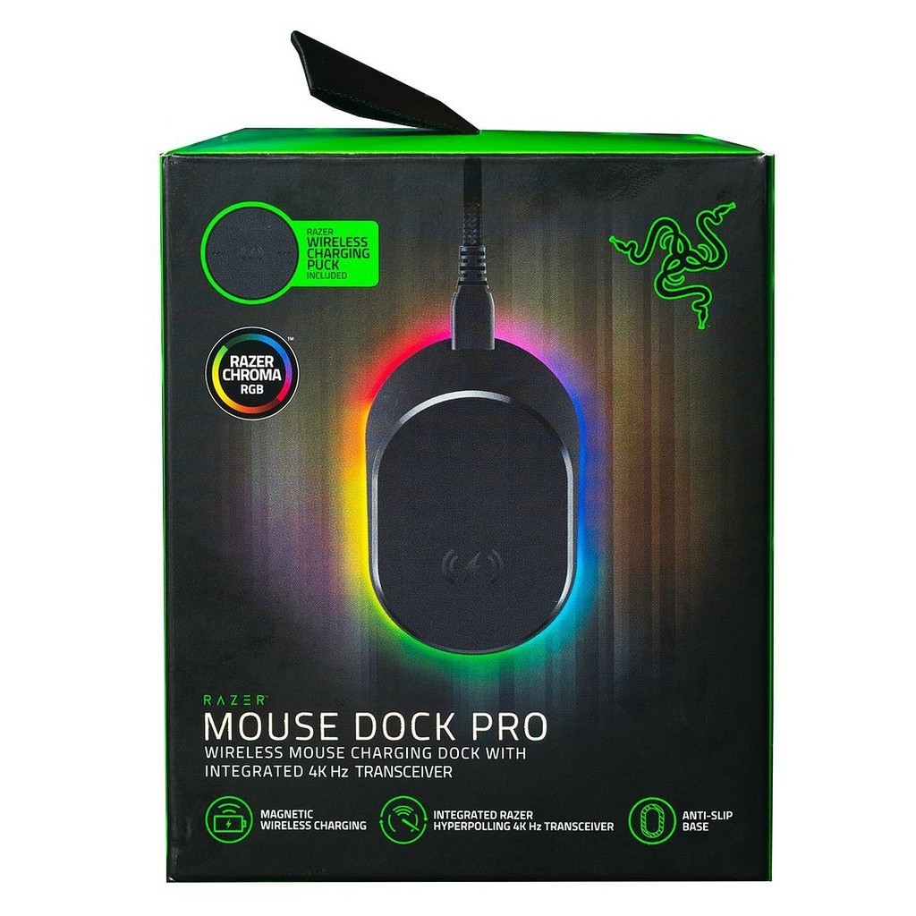 Razer Mouse Dock Pro - Wireless Mouse Charging Dock with Wireless ...