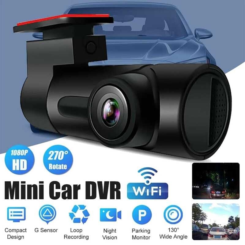 1080P Driving Recorder DVR HD Night Vision Car Wi-Fi Dynamic Auto Dash ...
