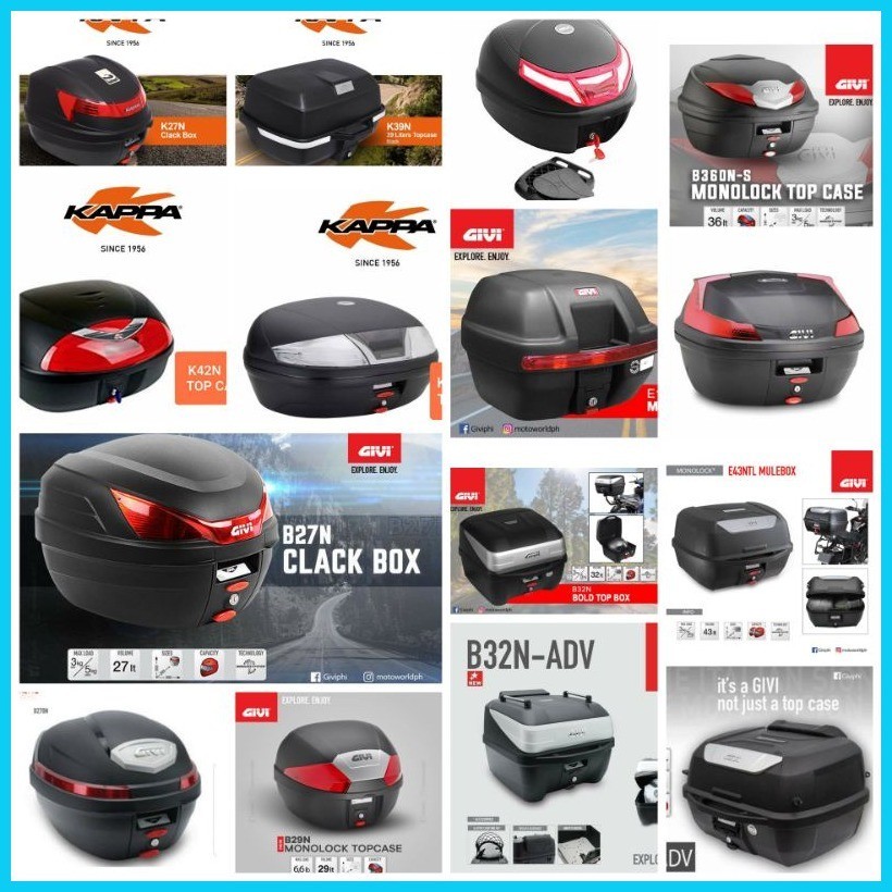 ♀ GIVI BOX TOP BOX REAR BOX | Shopee Philippines