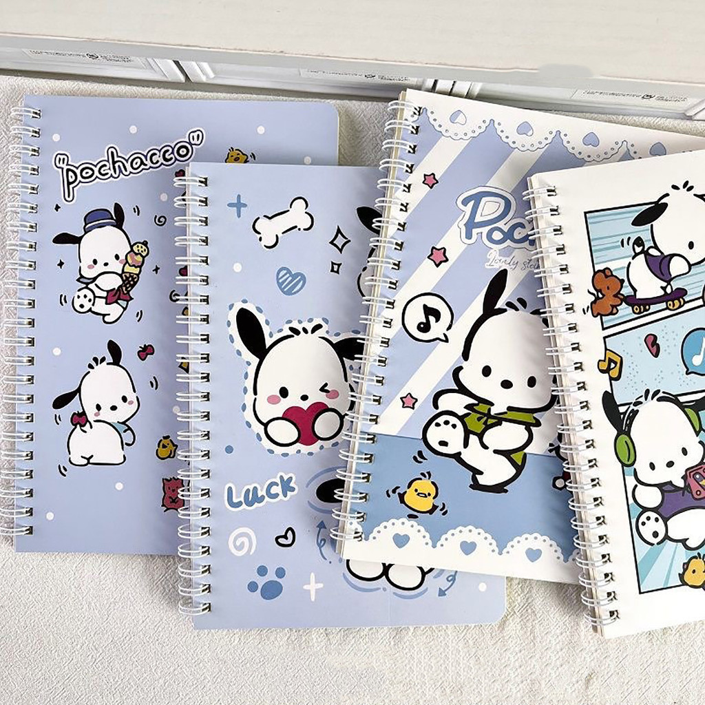 A5 Pochacco/Melody Cartoon Notebook 60 Sheets Cute Pattern Coil Book ...