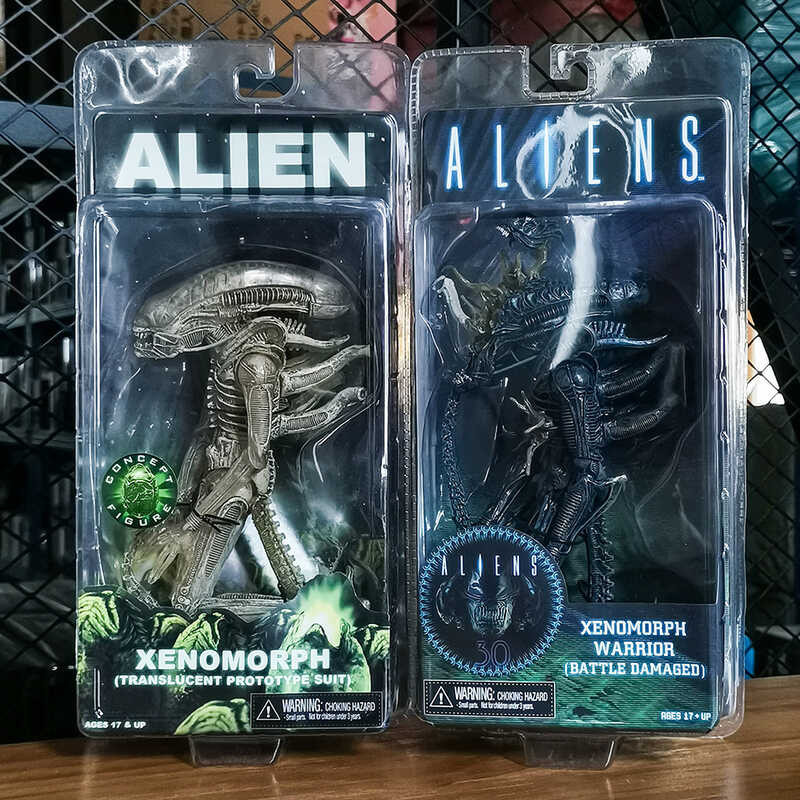 NECA Aliens Xenomorph Warrior Snake Grid Alien Ellen Ripley Collection ...