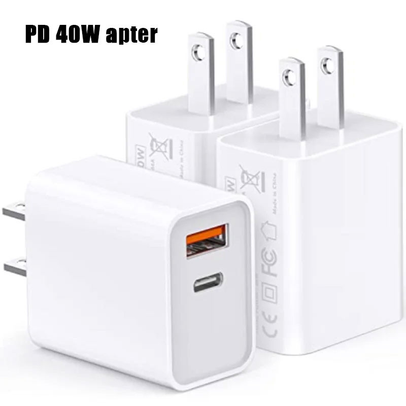 40W USB PD Charger Block PD Charging Block USB PD Charging Plug Fast ...