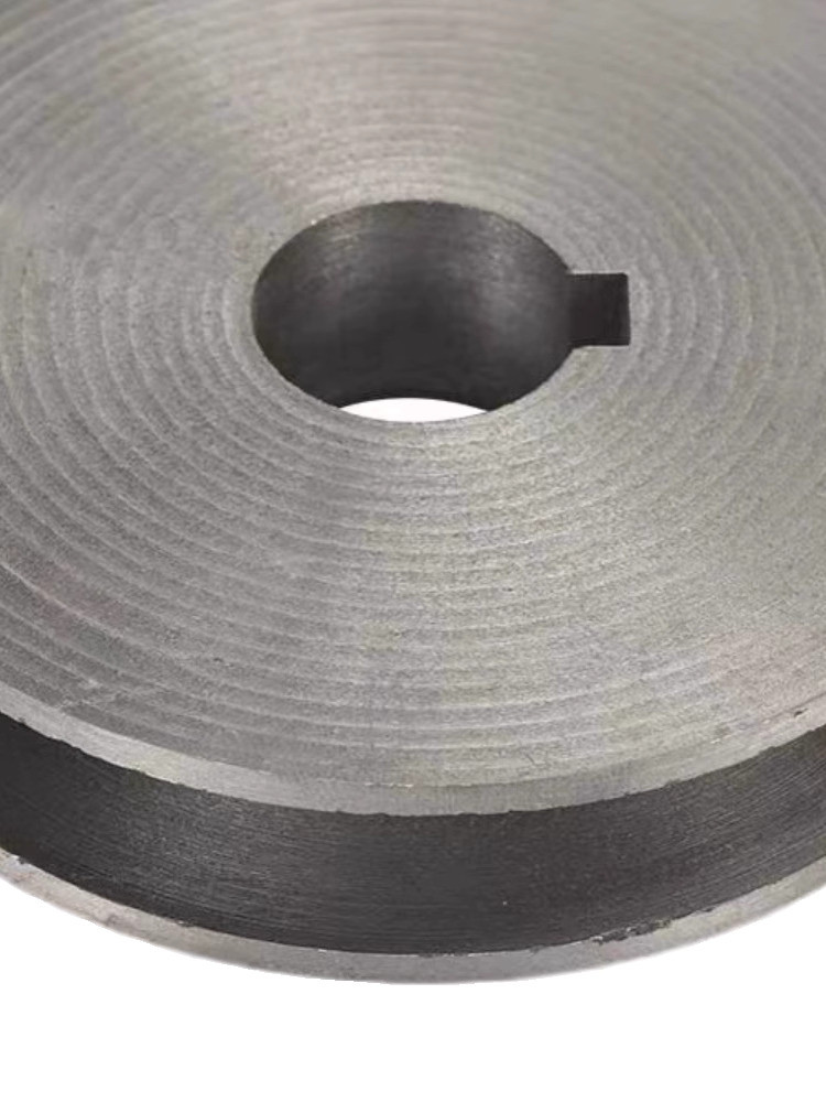 Triangular cast iron single motor wheel 1 groove outer diameter 60 ...