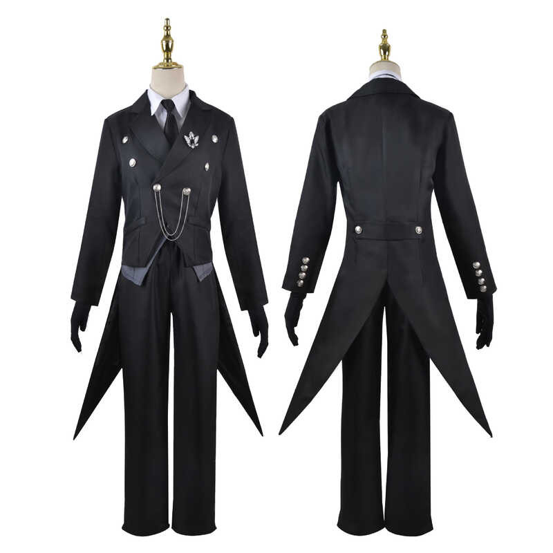 Black Butler Cosplay Costume Sebas Cosplay Costume Butler Dean ...
