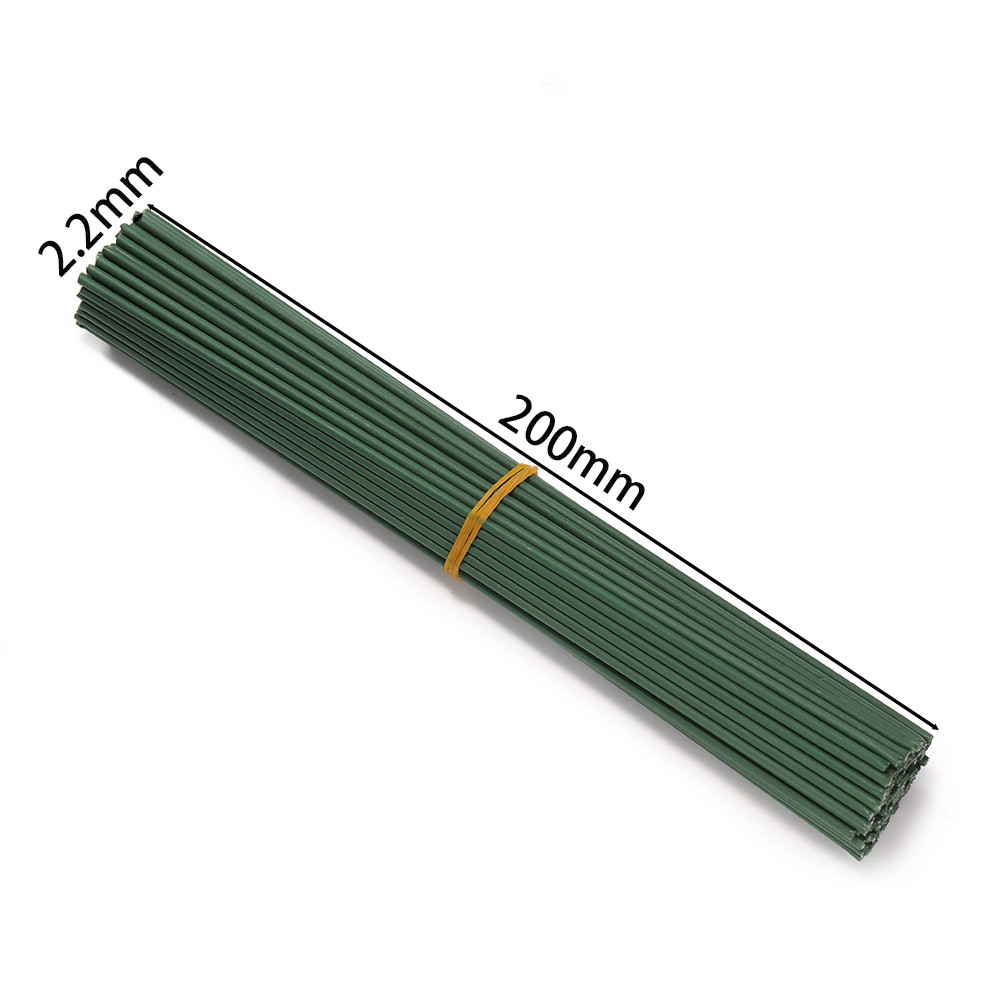 St.kunkka 15-40cm Green wire wire flower pole Handmade flower pole Used ...