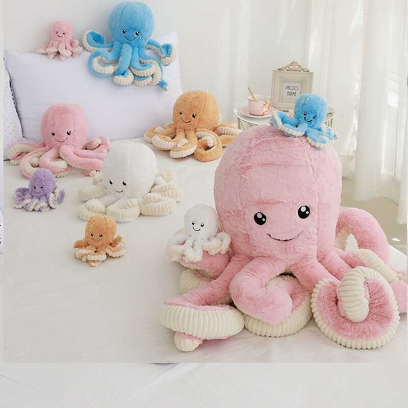 Toy Cute Octopus Dolls Stuffed Plush Sea Animal Toys | Shopee Philippines