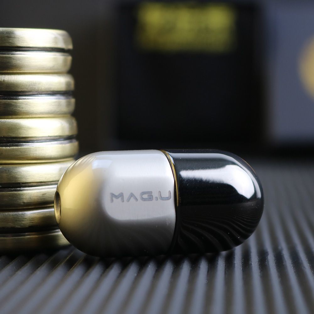 EDC Magnetic Levitation Space Capsule Pill Pop Coin Fidget Spinner ...
