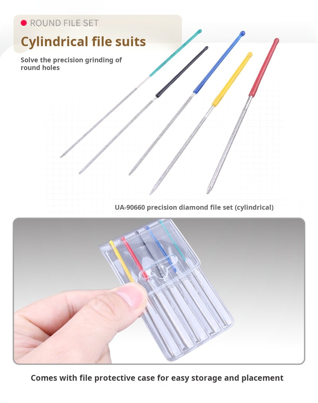 Cylindrical Carborundum Grinding File Kit for Gundam Gunpla Military ...