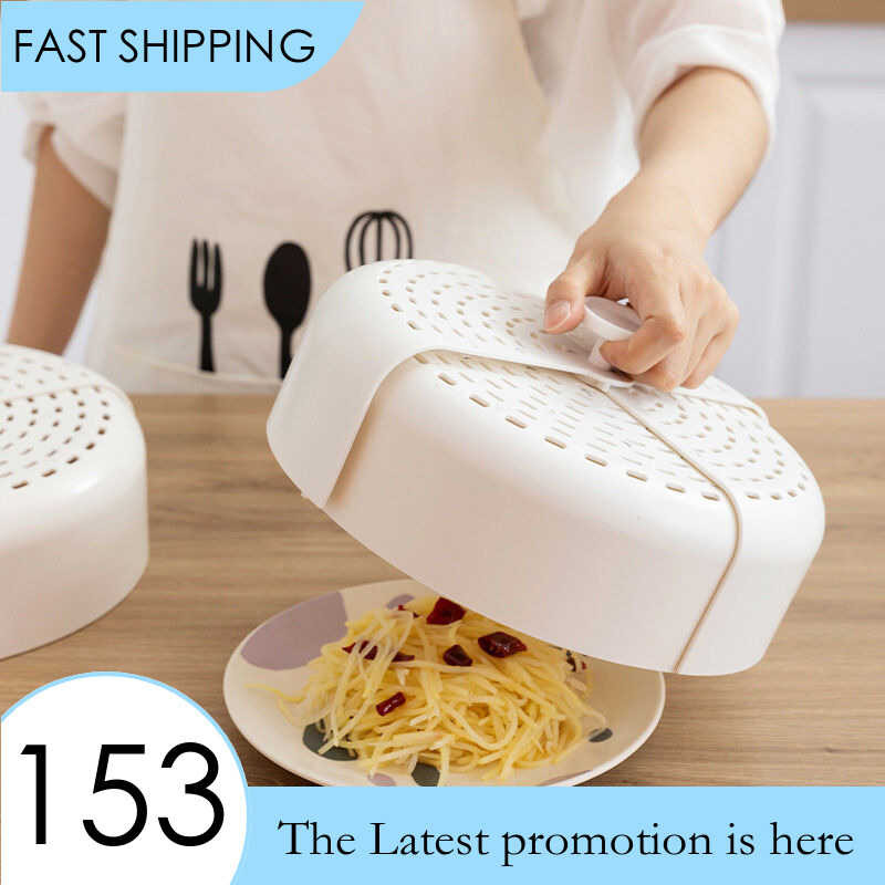 Foldable Food Cover Circular Folding Dish Pan Lid Plate Anti Mosquito ...