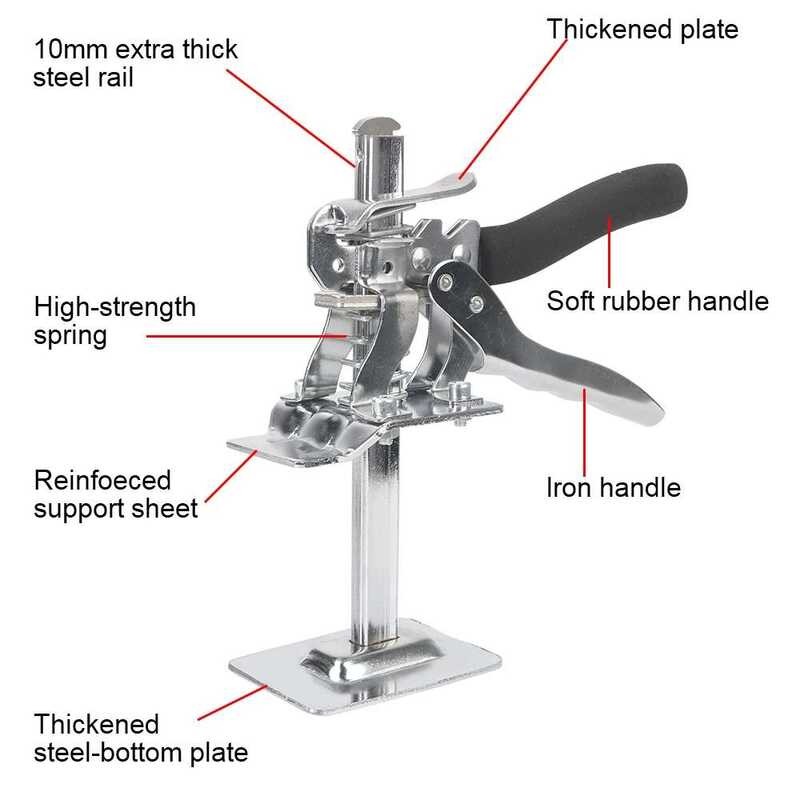 Hand Labor Saving Arm Jack Cabinet Board Lifter Tile Height Adjuster ...