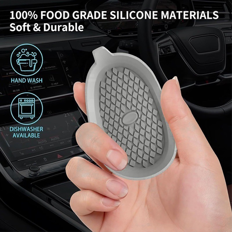Universal Waterproof Silicone Car Cup Coasters Premium Car Coasters ...