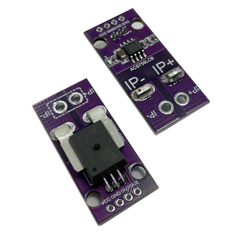 758 ACS758LCB-050B/100B-PFF-T Linear Sensor Hall Current Module ...