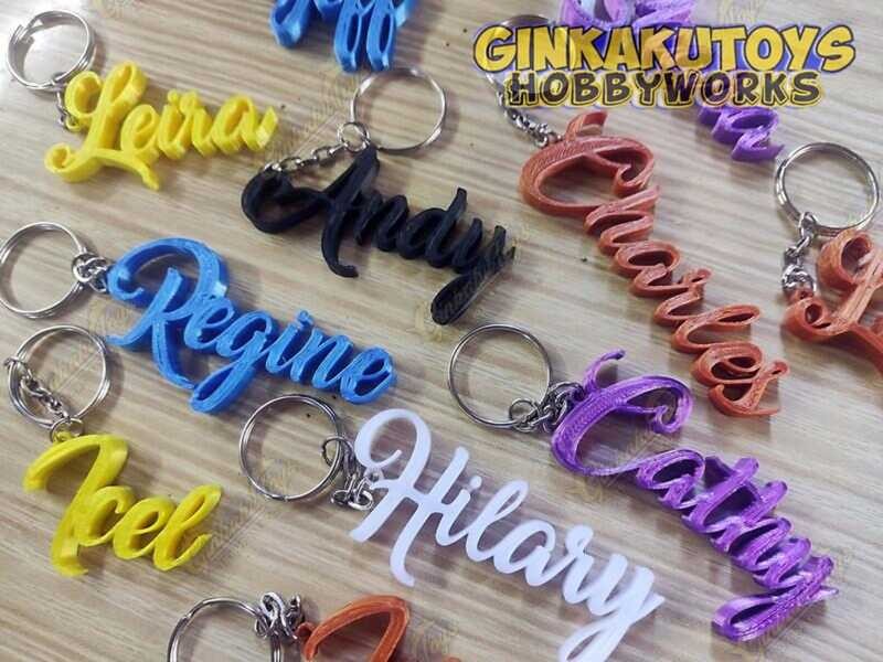 Personalized Customized CURSIVE Fonts Bag Tags Name Tag 3D Printed ...