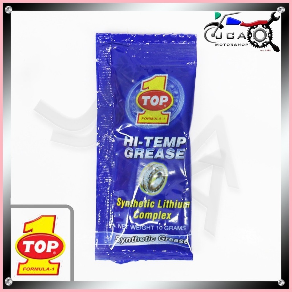 ♀ TOP 1 HIGH TEMP SYNTHETIC GREASE SACHET (10g x 6pcs) | Shopee Philippines
