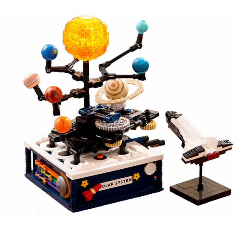 Solar System Rotating Model Kit Space Exploration Building Blocks ...