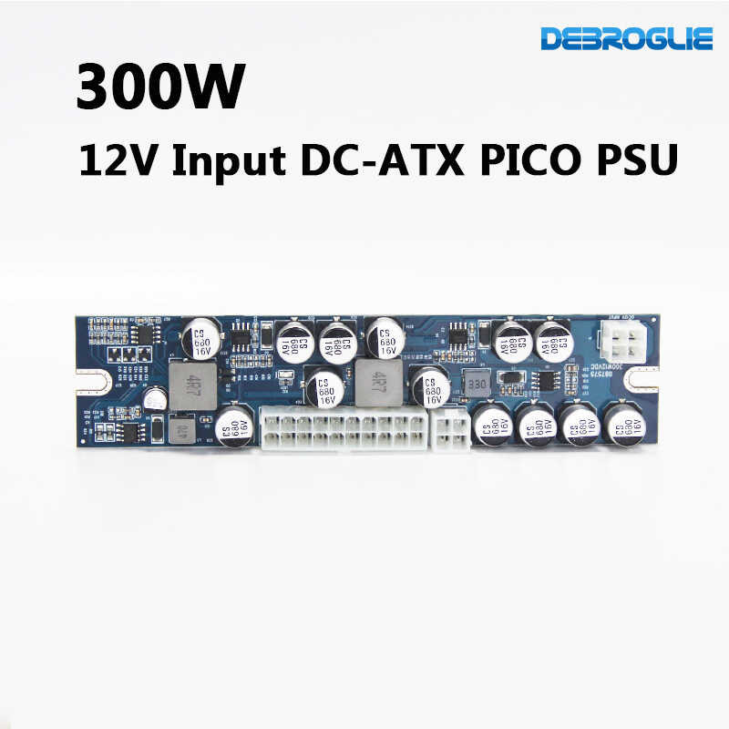 300W 12V DC Peak Pico Switch Mining PSU 24Pin MINI ATX PC Power Supply ...
