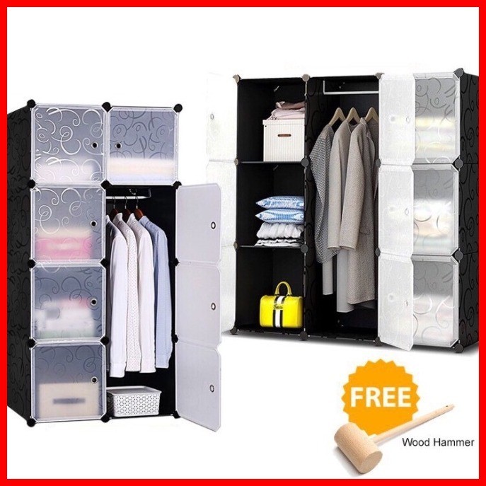 § Multi-Purpose Wardrobe DIY Wardrobe Without Screw Stackable Modern ...