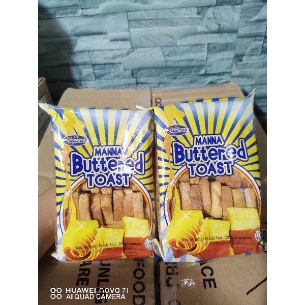 ஐ Laura's Manna Buttered Toast 200g DANAs Pasalubong | Shopee Philippines
