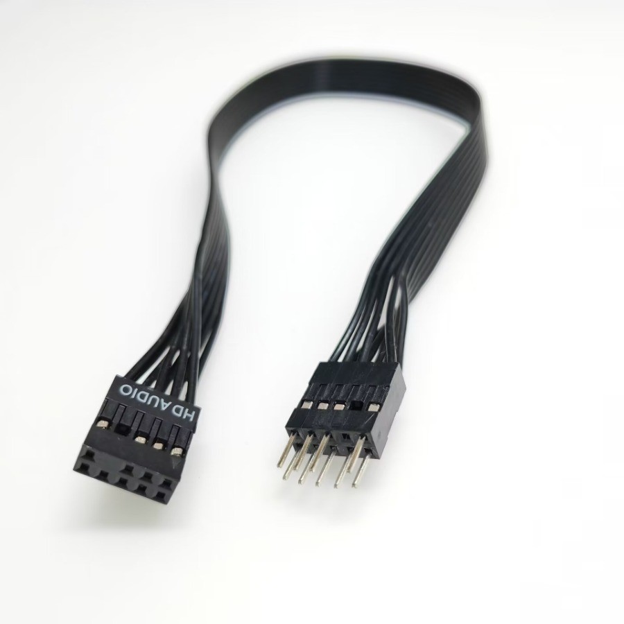 9Pin AC97 HD Audio Motherboard Extension Cable Male to Female 24AWG ...