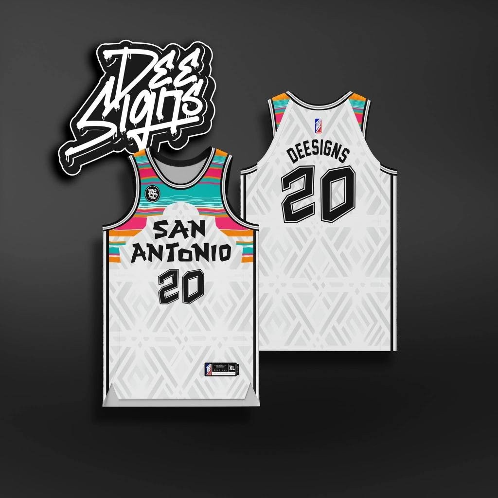 SPURS 22 BASKETBALL JERSEY FREE CUSTOMIZE OF NAME AND NUMBER ONLY FULL ...