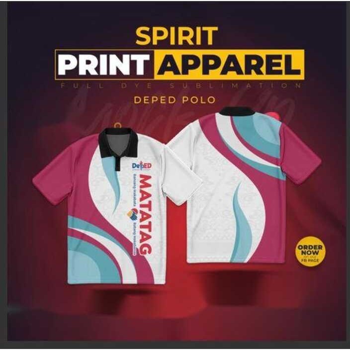 Sublimation Deped Full Print Polo Shirt | Shopee Philippines