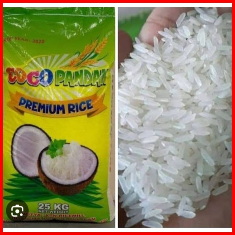 ∆ Coco Pandan 5kg Repacked in plain sack, Premium long grain Rice ...