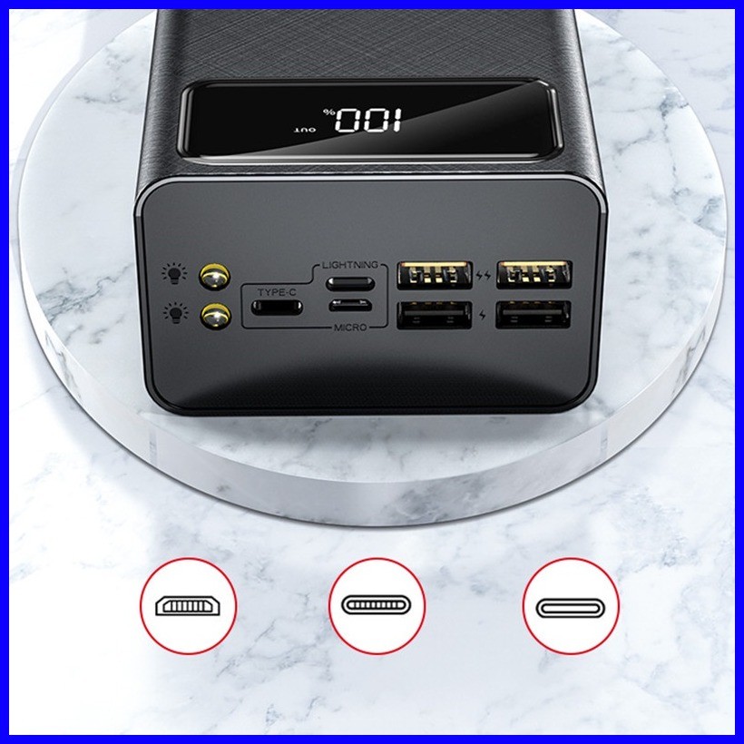 Original 150000mAh powerbank Smart matching Power Bank High Capacity 2. ...